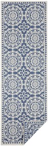 NORTHRUGS - Hanse Home koberce Běhoun Twin Supreme 104130 Blue/Cream ROZMĚR: 80x350