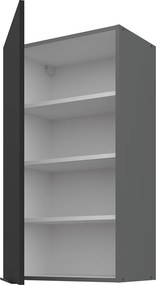 ARIA ab | horní skříňka 50 G-90 1F policová | 50 cm | VYSOKÁ | ANTI FINGERPRINT povrch | antracit/černá