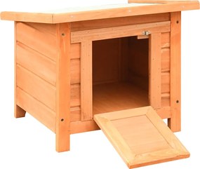 Domeček pro kočky 50 x 46 x 43,5 cm masivní borovice a jedle 170640
