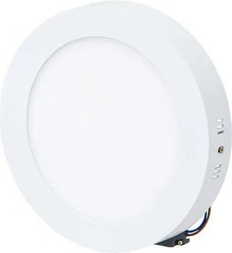 Ecolite LED-CSL-12W/4100 Bílý přisazený LED panel 175mm 12W denní bílá