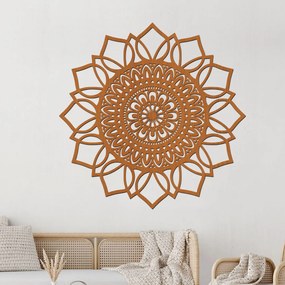 dřevo života Dřevěná mandala na zeď ŠTĚSTÍ Zvolte barvu dekoru: Třešeň, Zvolte rozměr Ø (cm): 95