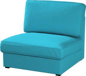 Potah na neskládací křeslo IKEA Kivik barva modrá látka pletený vzor