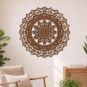 dřevo života 3 vrstvá mandala INTUICE Zvolte rozměr šxv (cm): 40x40, Zvolte barvu dekoru: Třešeň-Ořech-Třešeň