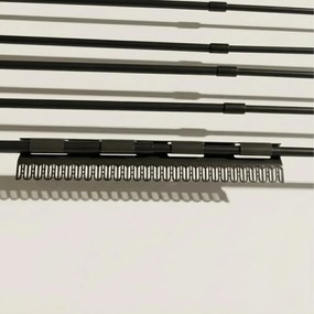 Teleskopický sušák na prádlo s výklopnými rameny, 200-260 cm, SVARTO