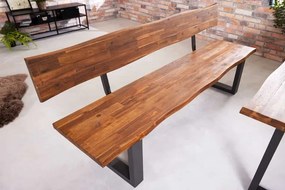 Designová dřevěná lavička Genesis akácie 200cm