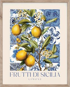 Tištěný obraz s rámem 40x50 cm Sicilia – Styler