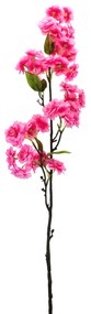 Jarní kvetoucí větev růžová 90 cm