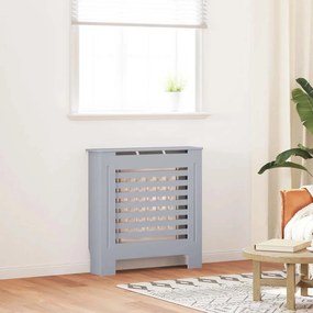 Kryt na radiátor MDF šedý 78 cm 325565