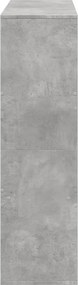 Dělicí stěna betonově šedá 100 x 33 x 115 cm kompozitní dřevo 3309549