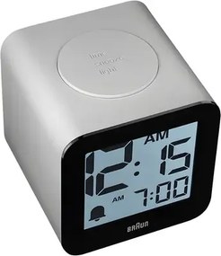 Braun BC 25 WP bílá / Digitální budík / LCD / hlasový výstup / 3x AA b