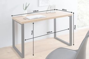 Stůl dubový stůl 120cm černý dub / 38428