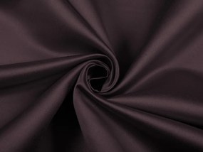 Biante Saténový běhoun na stůl polyesterový Satén LUX-019 Čokoládově hnědý 35x140 cm