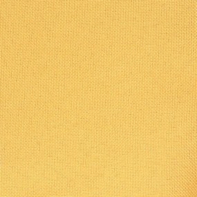 Barové židle 2 ks hořčicově žluté textil - Default Title