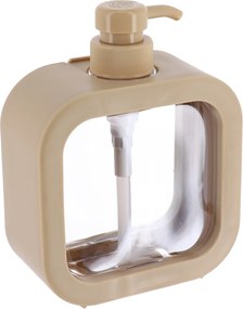 Dávkovač mýdla Creamy, béžová, 500 ml