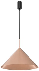 Závěsné svítidlo Capital, 1x měděné kovové stínítko, (fi 46cm), b