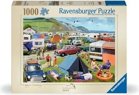RAVENSBURGER Puzzle Leisure Days č.5: Kempování a karavaning / 1000 dí