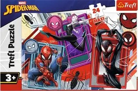 TREFL Puzzle Marvel Spiderman: Pavoučí smysly MAXI / 24 dílků / 60 x 4