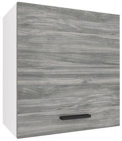 Kuchyňská skříňka Belini horní 60 cm šedý antracit Glamour Wood  TOR SG60/1/WT/GW1/0/B1