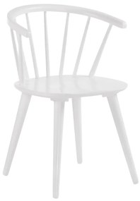 DNYMARIANNE -25% Bílá kaučuková jídelní židle Kave Home Trise
