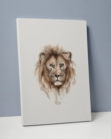 Plakát / Obraz Lion S okrajem Pololesklý saténový papír 210 g/m² A4 - 21 x 29,7 cm