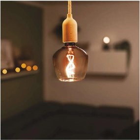 EMOS LED žárovka Filament jantar S123 4W E27 Z59G01