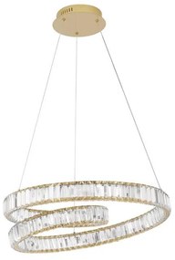 Nova Luce Závěsné LED svítidlo CONCETO, 50W 3500K stmívatelné Barva: Zlatá