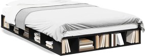 vidaXL Rám postele 120 x 190 cm kompozitní dřevo [3280506] Barva: Černá