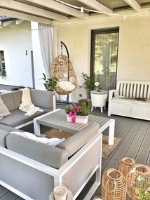 Majowo.cz Závěsné ratanové křeslo IBIZA elegantní dekor