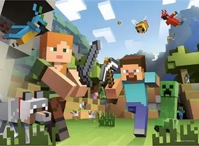 RAVENSBURGER Puzzle Minecraft / 4x100 dílků / 36 x 26 cm