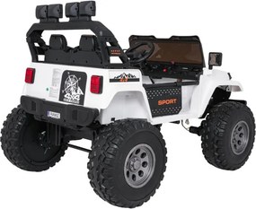 Elektrické autíčko Extreme Sport 4x4 bílé