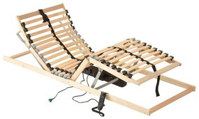 Elektrický lamelový rošt postele s 28 lamelami 7 zón 80x200 cm 321823