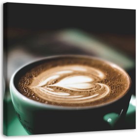 Obraz na plátně, Šálek kávy - 40x40 cm