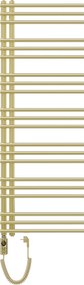 Mexen Neptun, elektrické topné těleso 1400 x 500 mm, 600 W, zlatá lesklá, W101-1400-500-2600-50