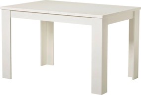 XXXLutz VÝSUVNÝ STŮL, bílá, 120-153/75/80 cm Carryhome - Jídelní stoly - 000834002603