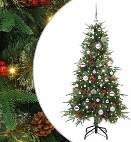 Umělý Skládací Vánoční Strom s stojanem Zelená 150 cm PE a PVC 3397408