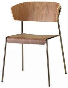 SCAB - Židle LISA WOOD s područkami