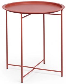 BIZZOTTO Kulatý konferenční stolek AUSTIN terakota ø46 cm