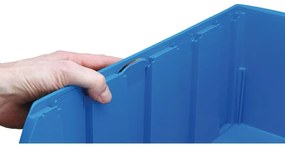 Allit Plastový box COMPACT, 210 x 350 x 150 mm, modrý