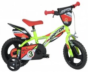 Dino Bikes Dětské kolo 612L-RP Raptor 12" neon yellow