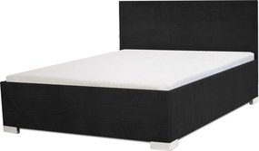MEGA AKCE Postel KATI Černá DOT100 120x200 cm Černá Bez matrace