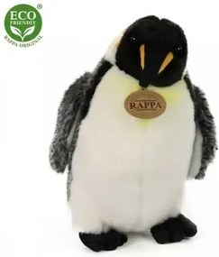 RAPPA Plyšový tučňák 27 cm / ECO-FRIENDLY / od 0 měsíců