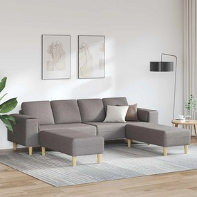 Pohovka do obývacího pokoje 3 ks Taupe Polyester 3335117
