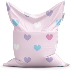 Sablio Sedací vak Classic Srdce vedle srdce - 200x140 cm
