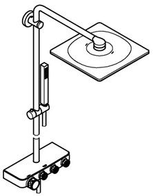 GROHE 26508000 - Sprchový systém EUPHORIA SMARTCONTROL 310 CUBE lesklý chrom