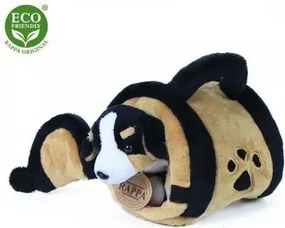 RAPPA Plyšový pes Bernský salašnický v přepravce 15 cm / ECO-FRIENDLY