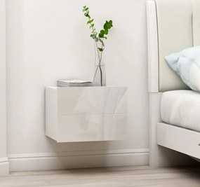vidaXL Noční stolek 40 x 30 x 30 cm dřevotříska [801065] Barva: Bílá