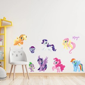 Samolepka na zeď "My Little Pony 4" 60x70cm