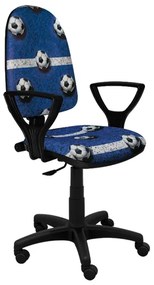 Artofis dětská židle Bred fotbal modrá