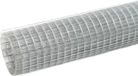 Pletivo ke kurníku pozinkovaná ocel 25 x 0,5 m stříbrné 143616