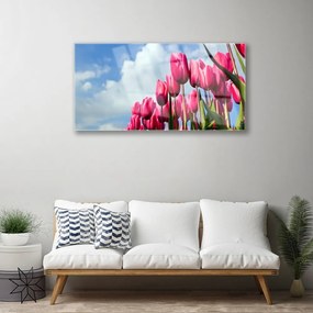 akrylový obraz Tulipán 100x50 cm